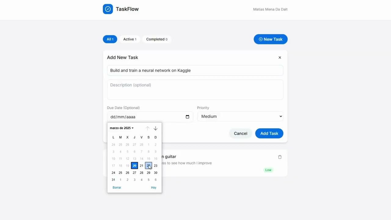 TaskFlow: Simple Task Management Demo