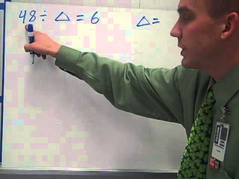 Algebra find unknown factors 3.oa.3
