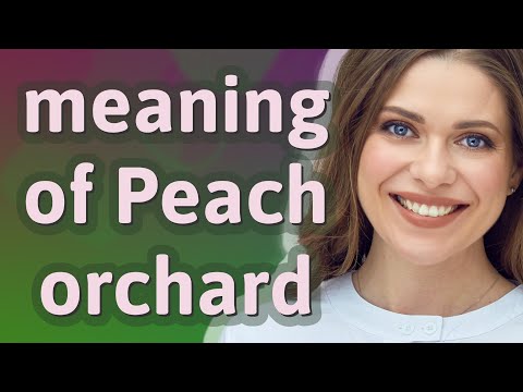 Peach orchard | meaning of Peach orchard