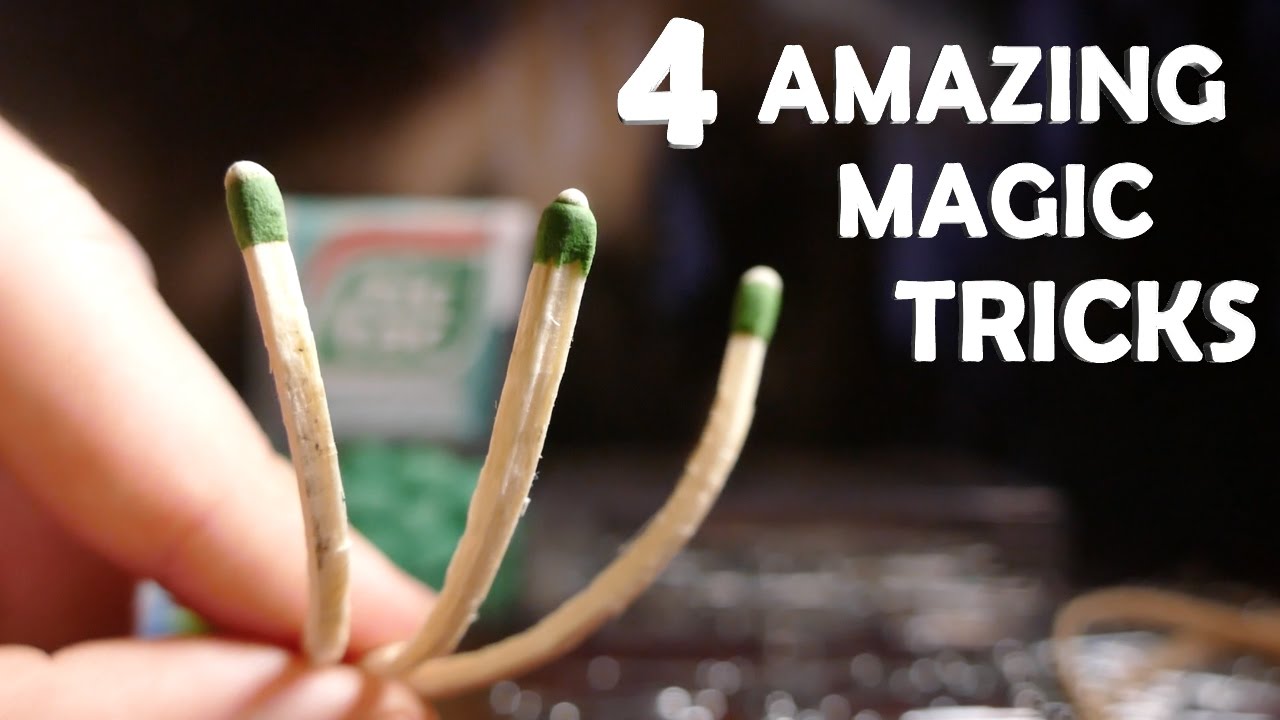 4 Amazing Magic Tricks With Everyday Objects!