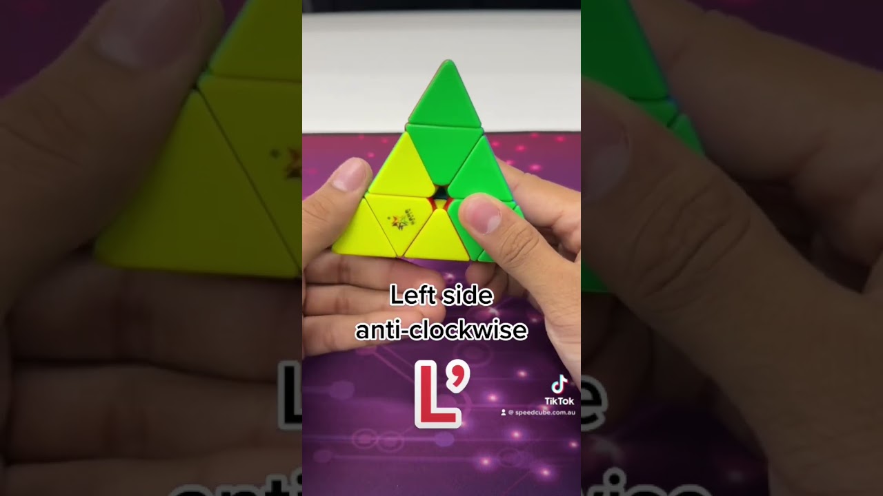 How to scramble a Pyraminx - Notation Tutorial