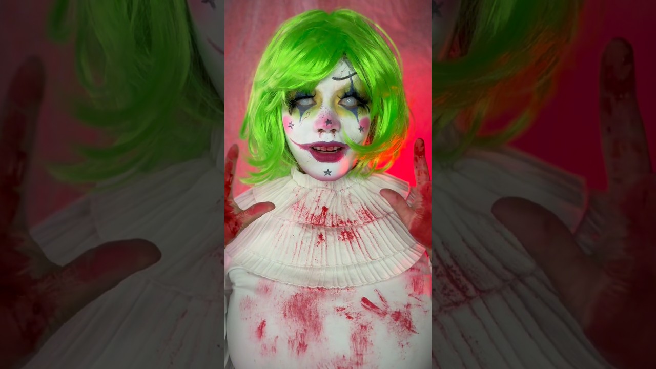 Halloween clown makeup 👻 ig:@maibicarolaii