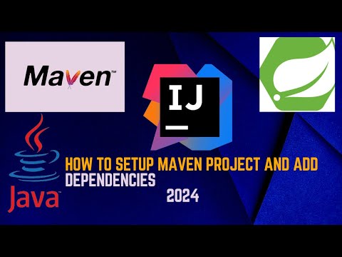 How to Set-Up a Maven Project in IntelliJ and Add Dependencies(2024) | Java Project | Spring Boot