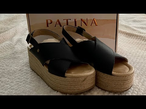 Review: Portland Leather Goods PATINA Black Florence Platform Sandals