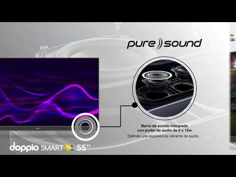 Smart TV Doppio 4K UHD de 55 pulgadas | Deprati Tienda Online