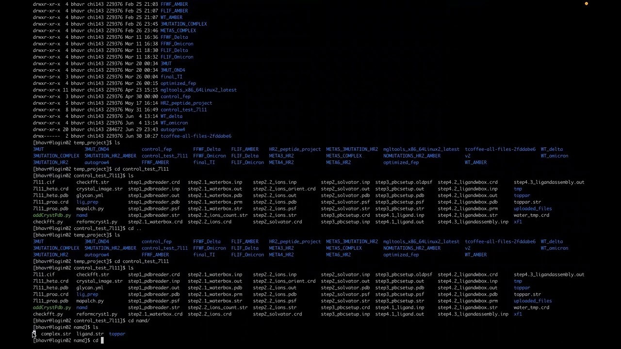 Basics on using computer cluster