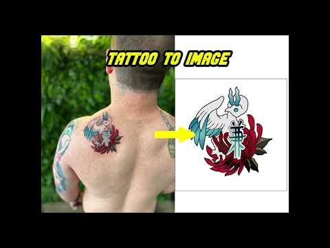 Tattoo Stencil -convert your tattoo into stencil,vector,sketch with manipulation