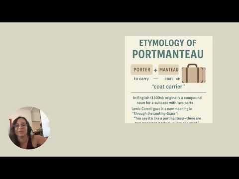 What’s a portmanteau? Etymology with Toroide. @toroideingles