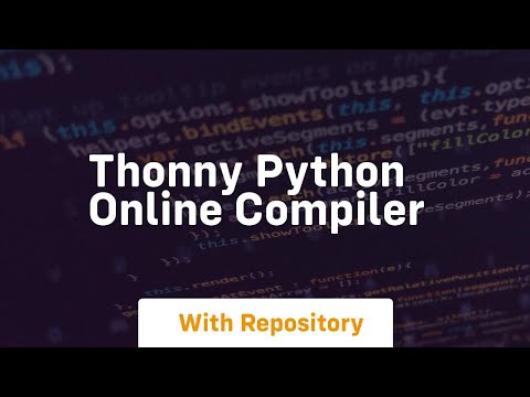 thonny python online compiler