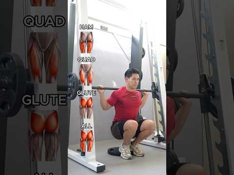 πSmith machine leg workout π― targeting glutes, quads & hammies.