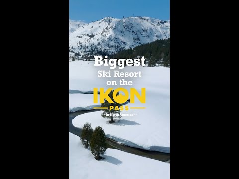 15 of the biggest Ikon Pass destinations in North America. 🎟️⛷️
