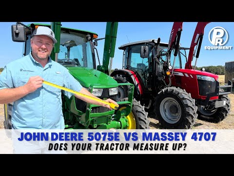 John Deere 5075E vs Massey 4707 - Does your tractor measure up?
