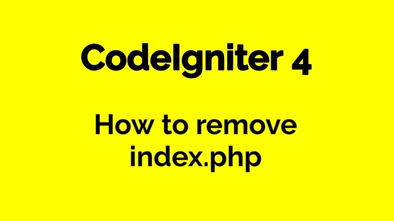 CodeIgniter 4 HMVC - How to remove index.php