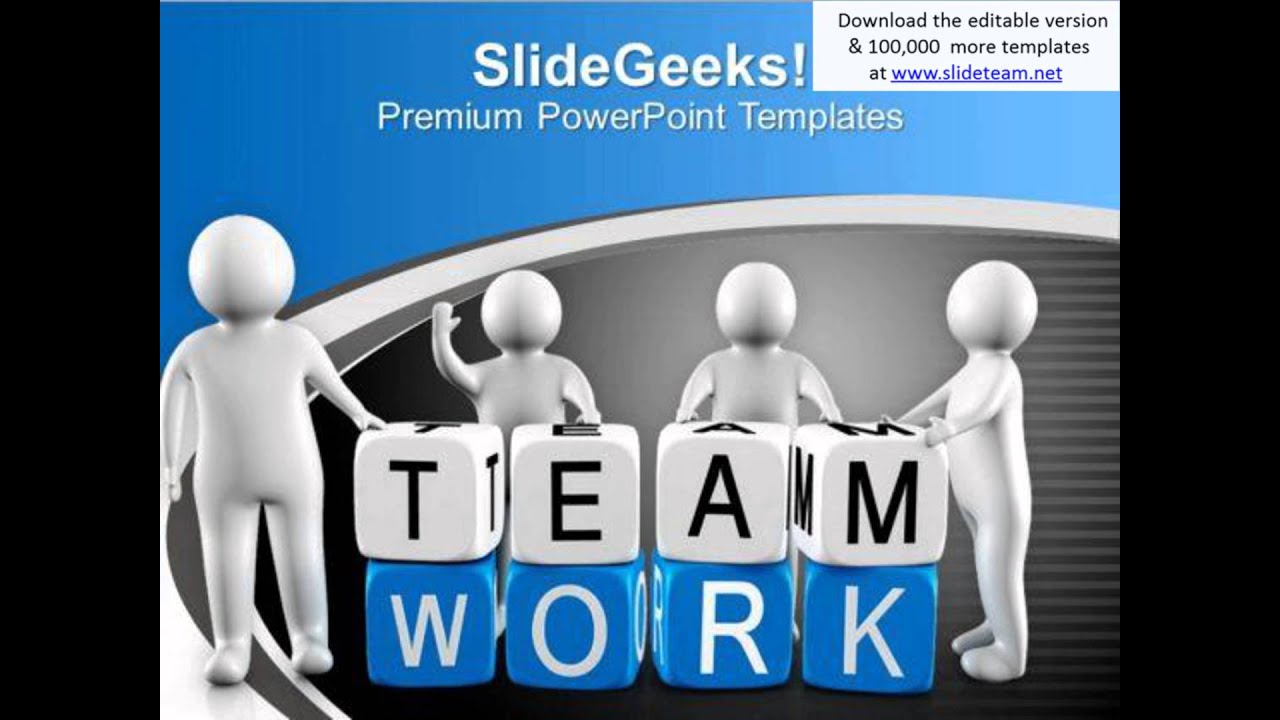 3d men with teamwork blocks business powerpoint templates ppt backgrounds for slides 0213
