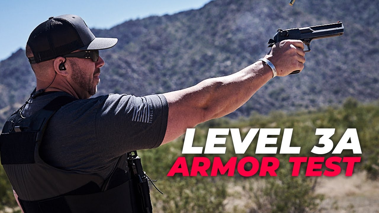 Ace Link Armor Level IIIA Soft Armor Panel Test.
