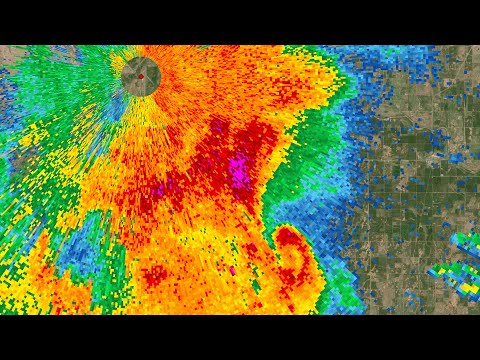 2024 Hillsdale, Oklahoma Supercell Radar Loop