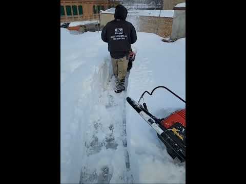 excessive snow accumulation can spell disaster for your commercial flat roof. #BrunnoNoBs 👊👊