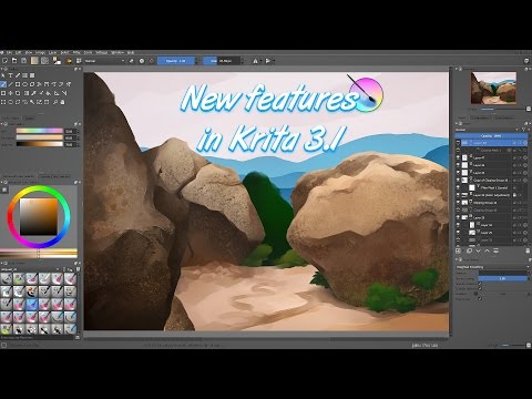 Krita 3.1 Digital Painting App Officially Released with Many Cool New ...