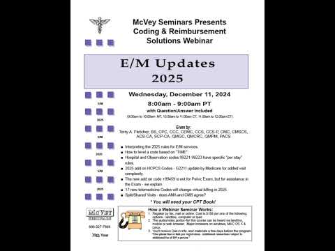 E-M Updates 2025