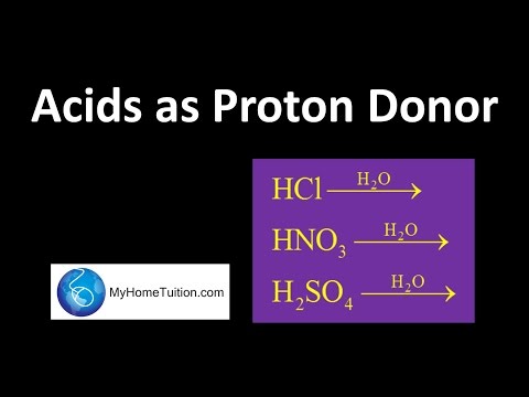 Acids as Proton Donor | Acid, Base and Salt