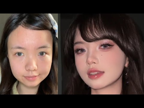 ⋆. 𐙚 Viral Korean Makeup Transformation for Beginners | Step-by-Step Tutorial 💕⊹ ࣪ ˖