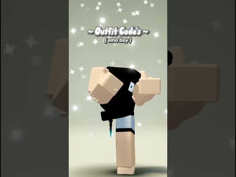 Emo boy fit code's #roblox #robloxoutfitcodes