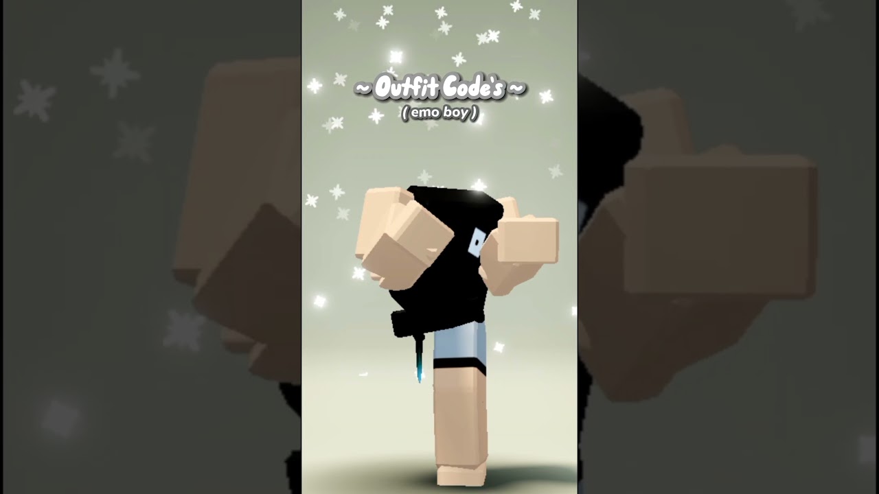 Emo boy fit code's #roblox #robloxoutfitcodes