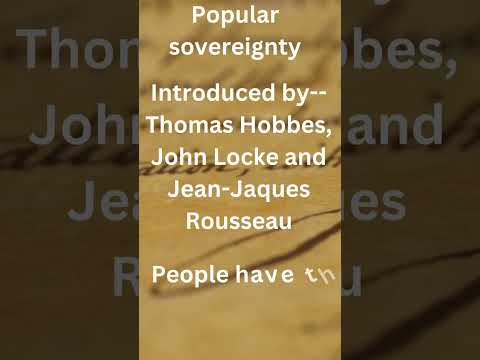 Popular Sovereignty