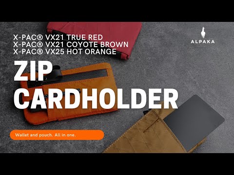 ALPAKA Zip Cardholder - New Colours