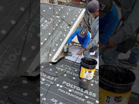 Roof flashing! #roofing #constructionchannel