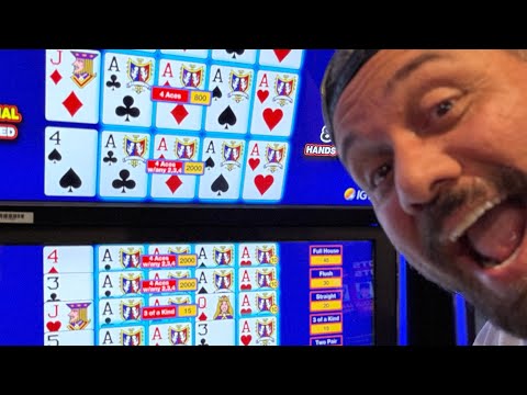 BONUS STREAK VIDEO POKER 10 min challenge $1222 in machine #gamble #casino #videopoker