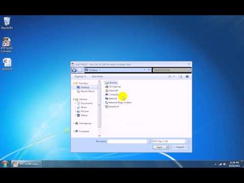 How To Use RTF To PDF Converter Software