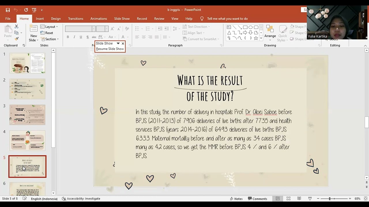 Yulia Kartika Sari / 2010201144 / Assigment 2