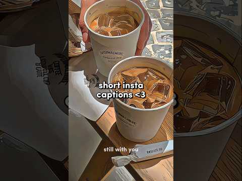short Insta caption ideasโก #youtubeshorts #shorts