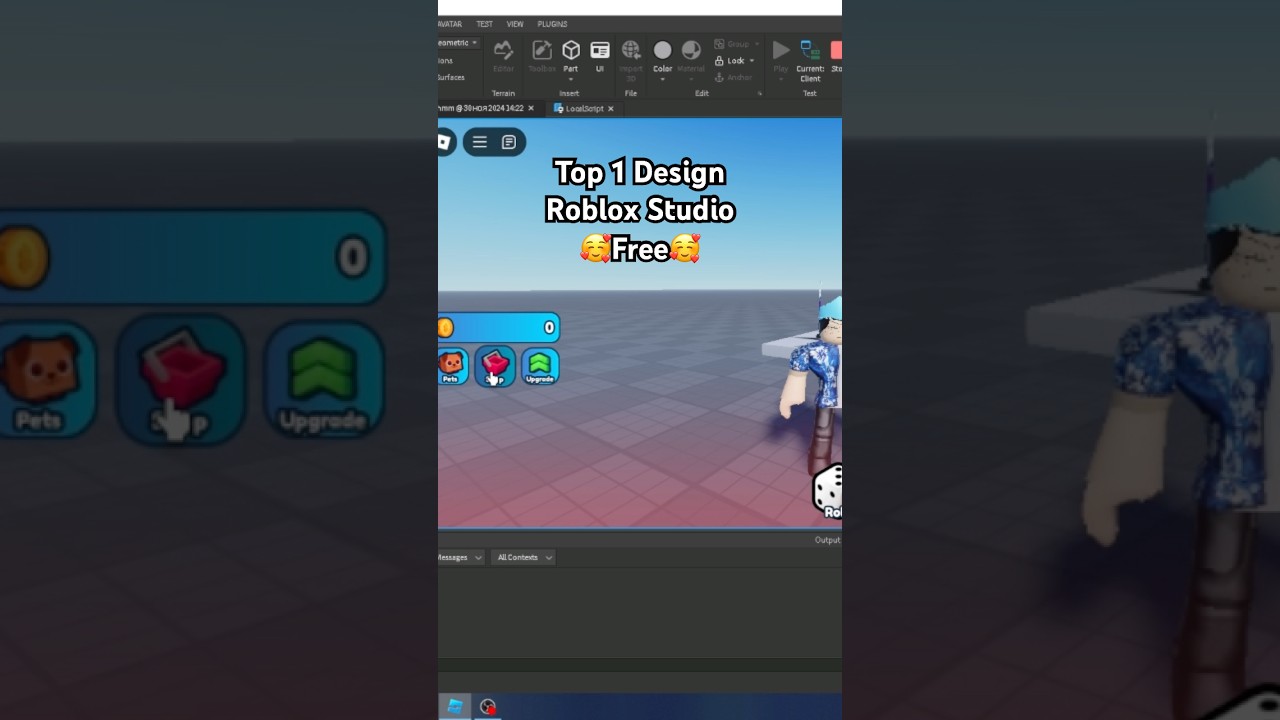 😍Free Roblox Studio Design Uncopylocked 2025 #roblox  #robloxstudio  #games
