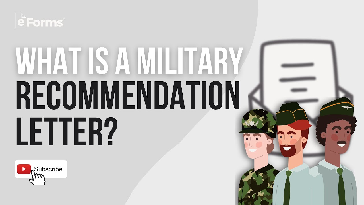 Military Letter of Recommendation EXPLAINED