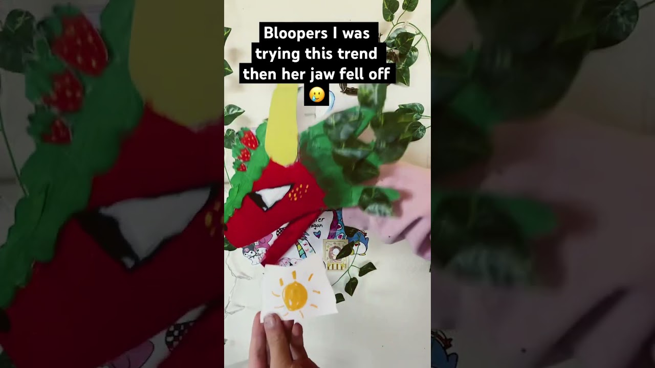 Bloopers 🥲#puppetmaker#dragon#shorts#paperdragons #art #trend