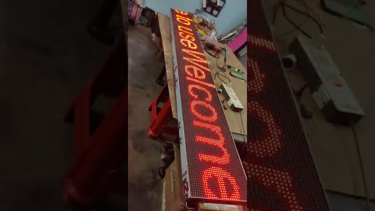 LED SCROLLING BOARD WATER PROOF  32* 256 |  8 FEET