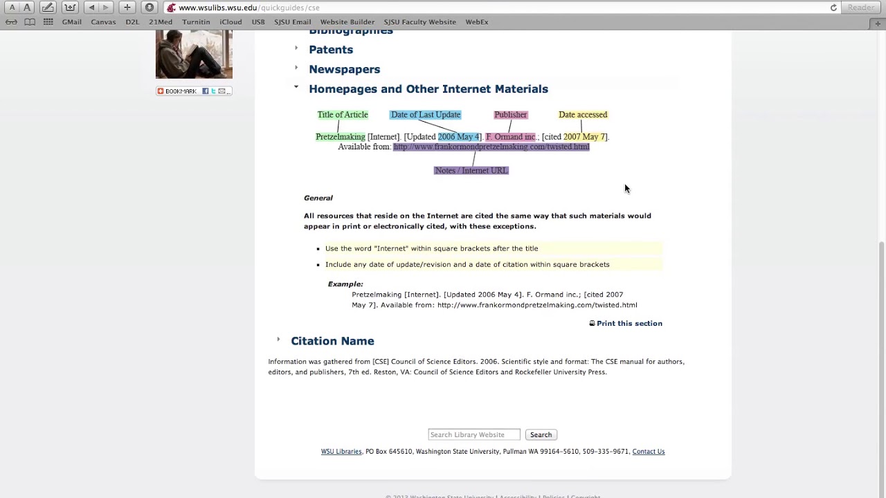 CSE Citation Style Tutorial v1