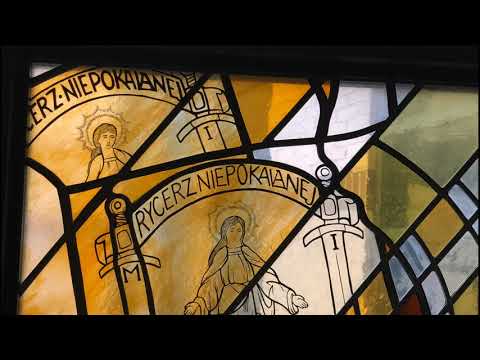 Saint Maximilian Kolbe Stained Glass Life Story Narrative