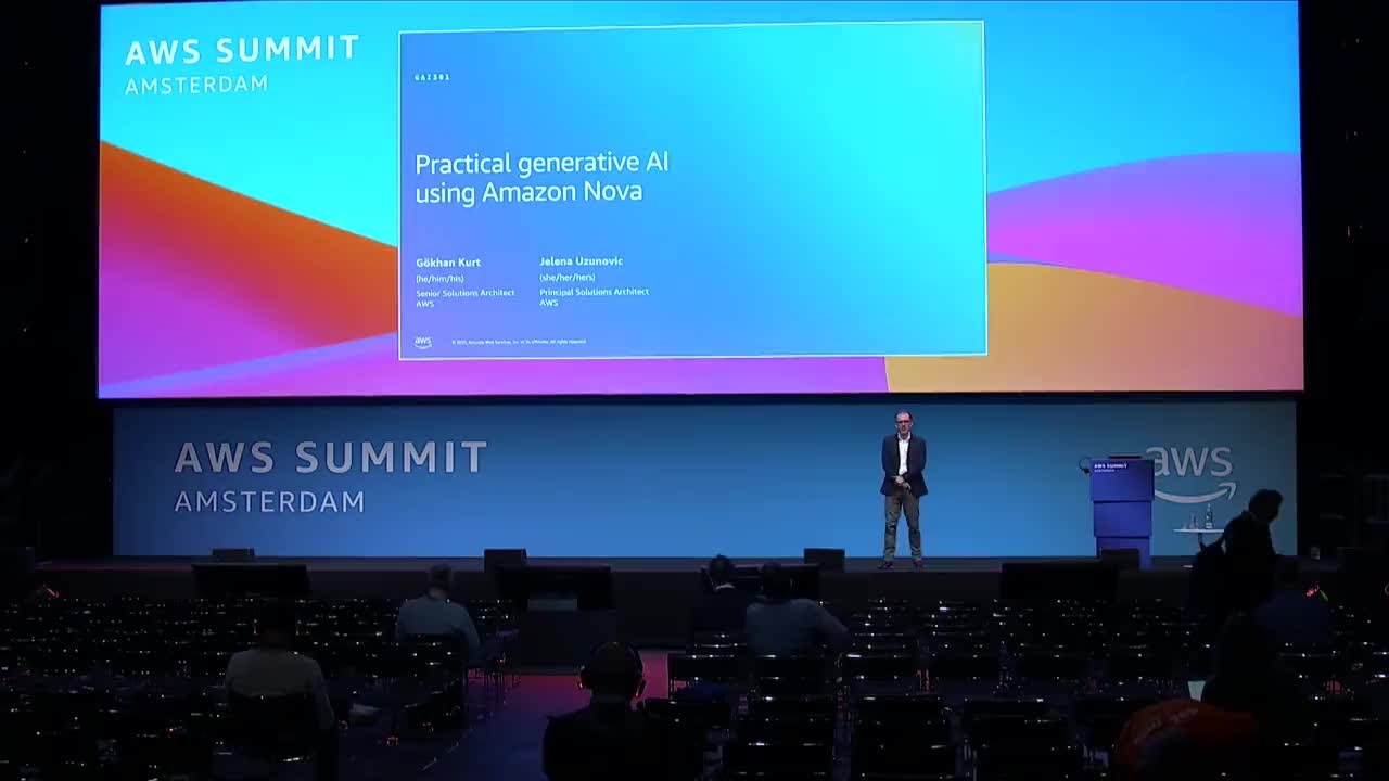 AWS Summit Amsterdam 2025 - Practical generative AI using Amazon Nova