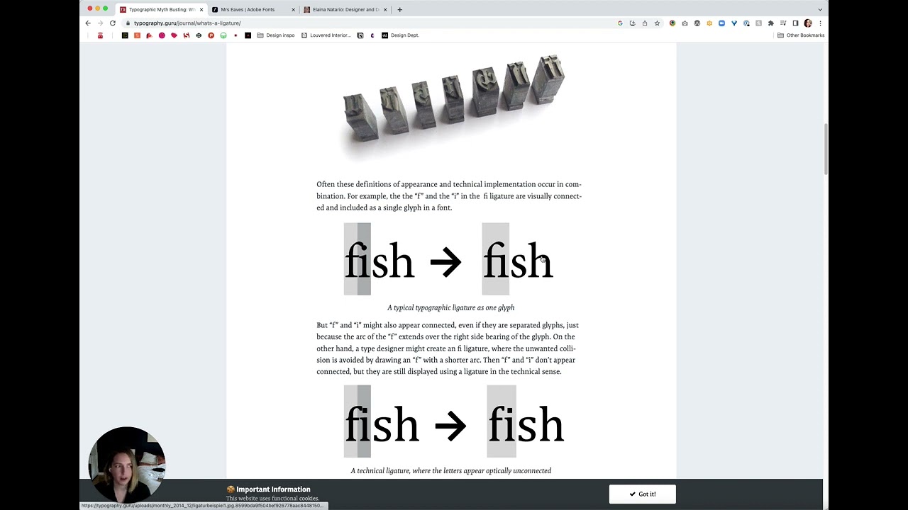 Using ligatures with web fonts
