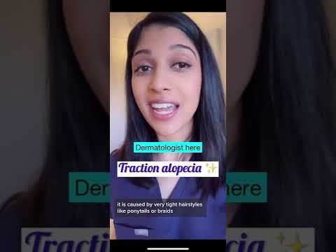 Traction alopecia (hair loss) | Dr. Swati Kannan #shorts