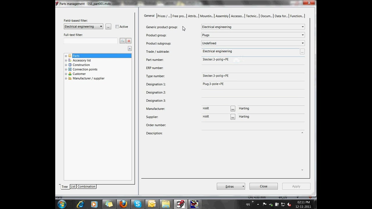 Eplan P8 | Tutorial | Part Database 1