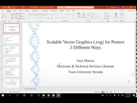 Scalable Vector Graphics (.svg) for Posters 3 Different Ways - Part I