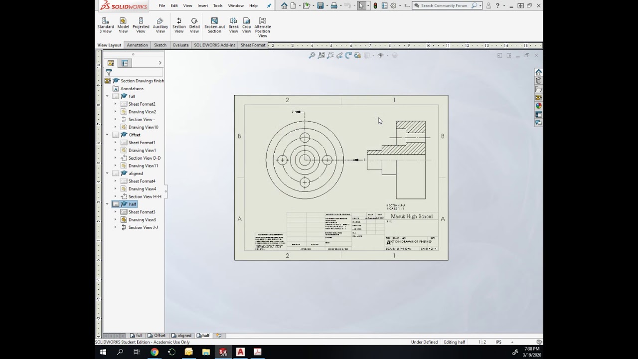 Printing to PDF SolidWorks
