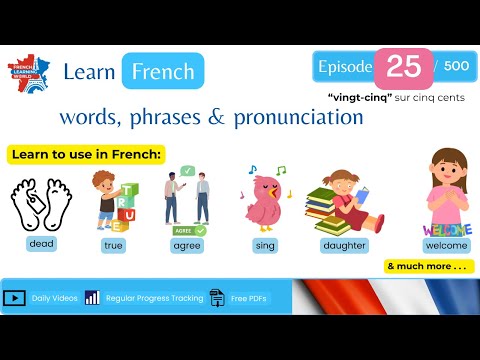 🇫🇷 #25 | Learn French Words for Beginners Vocab, Phrases & Pronunciation