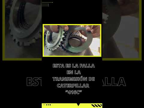 THIS IS THE FAILURE IN THE CATERPILLAR “416C” TRANSMISSION #caterpillar #heavymachinery #excavator