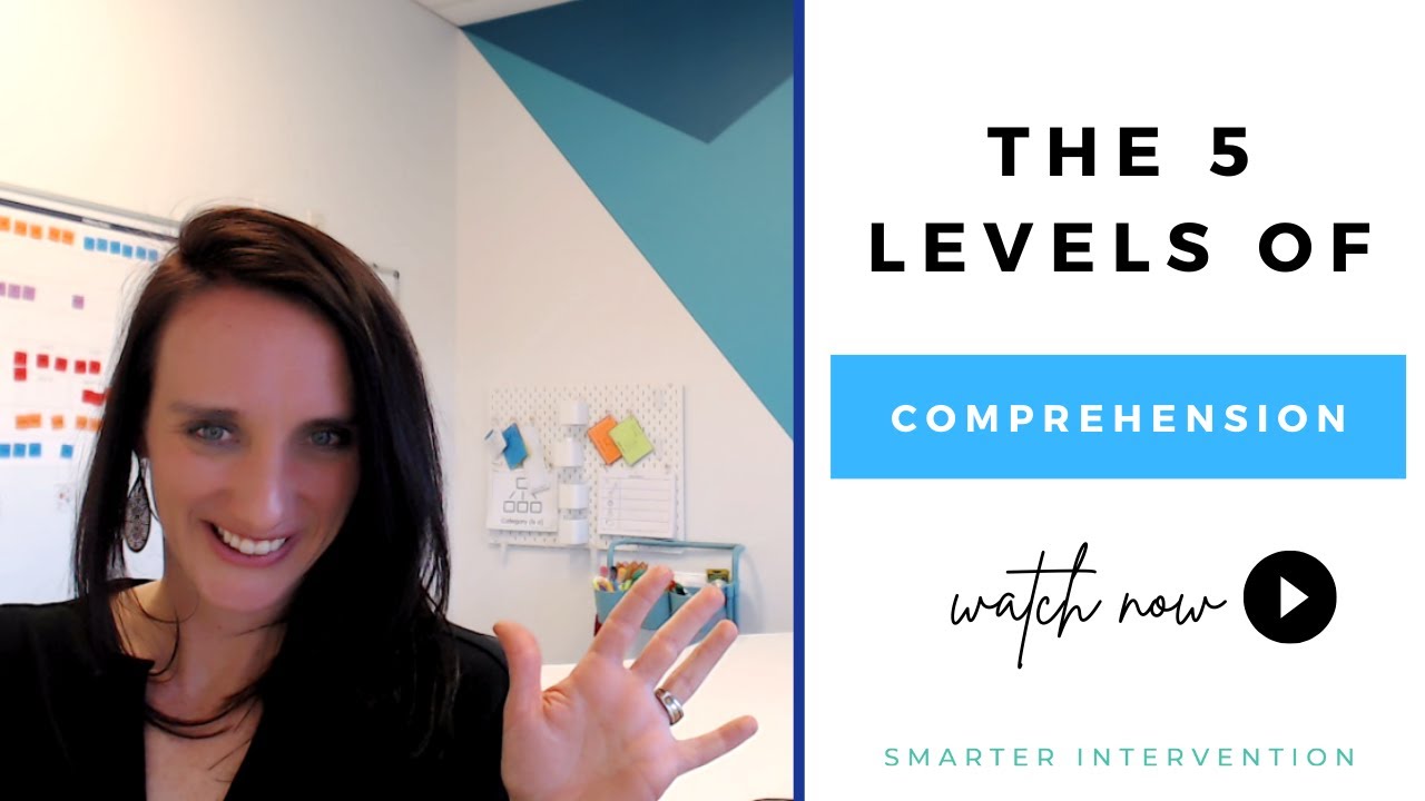 The 5 Levels of Comprehension | How to Teach Comprehension Explicitly