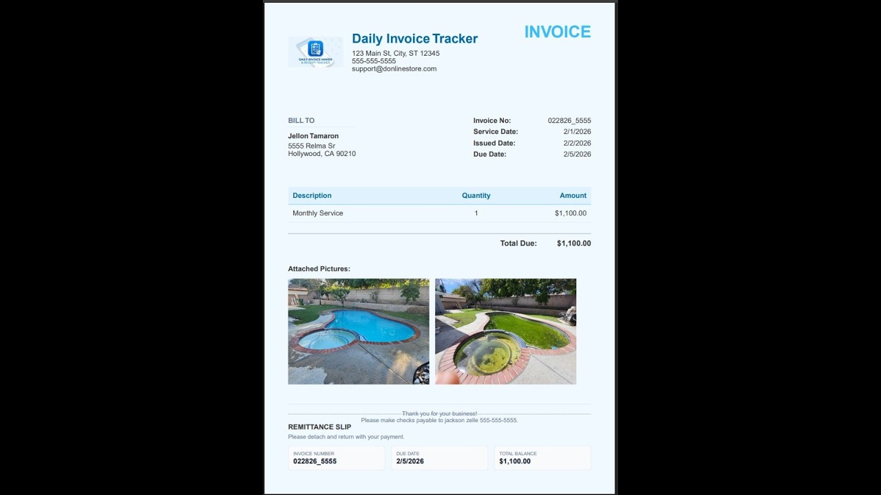 create and email multiple invoices in bulk
